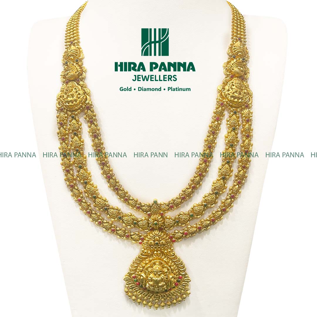 Three Lines Antique Haram – Hirapanna Jewellers