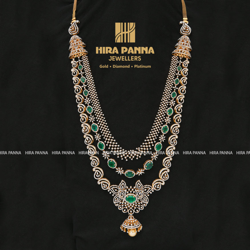 Diamond 3 steps Haram – Hirapanna Jewellers
