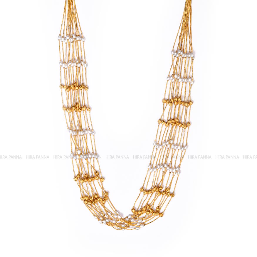Pearl Fancy Mala – Hirapanna Jewellers