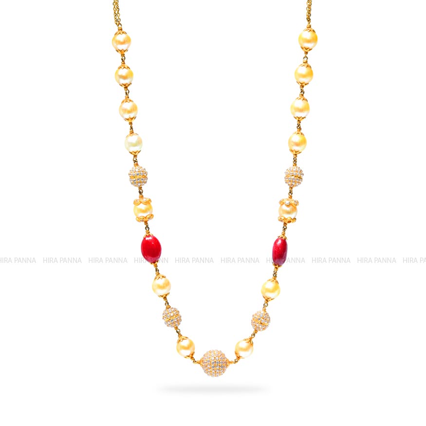 Pearl Fancy Mala – Hirapanna Jewellers