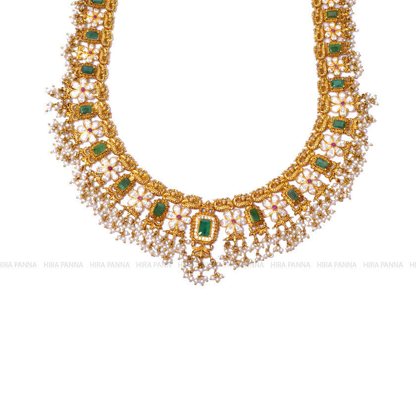 Fancy Emerald Neckwear – Hirapanna Jewellers
