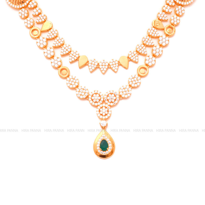 Swarovski Fancy Step Neckwear – Hirapanna Jewellers